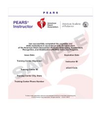 Pediatric Emergency Assessment, Recognition, and Stabilization (PEARS ...